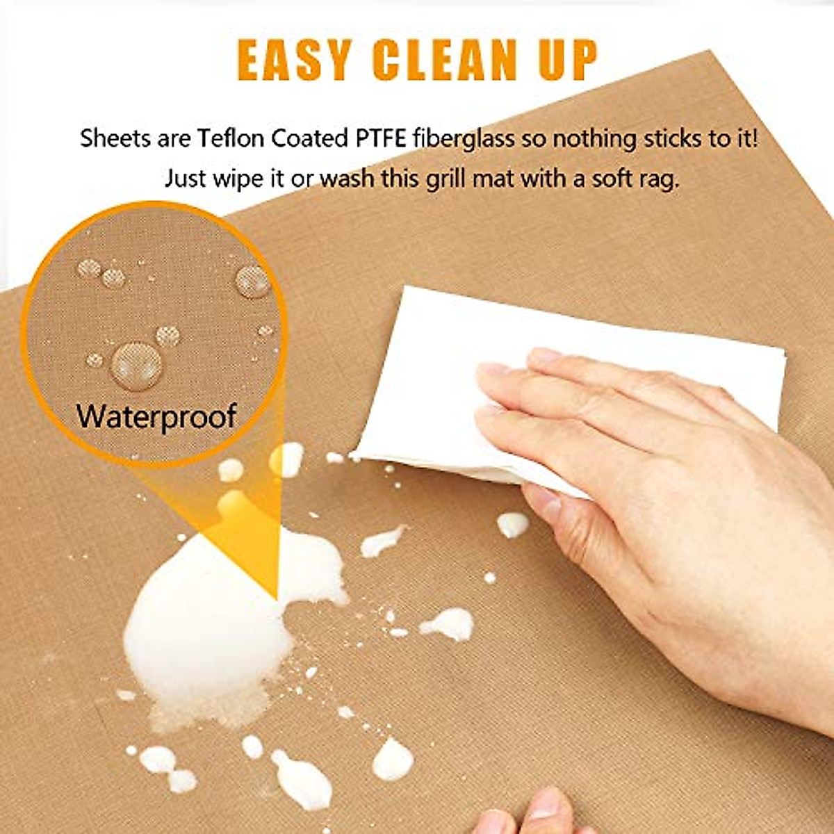 Teflon Sheet for Heat Press Transfer Sheet 18 Pack Non Stick 12"x16" Heat Transfer Paper Heat Resistant Craft Mat