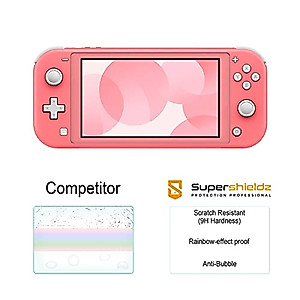 Supershieldz (2 Pack) Designed for Nintendo (Switch Lite) Tempered Glass Screen Protector, 0.32mm, Anti Scratch, Bubble Free