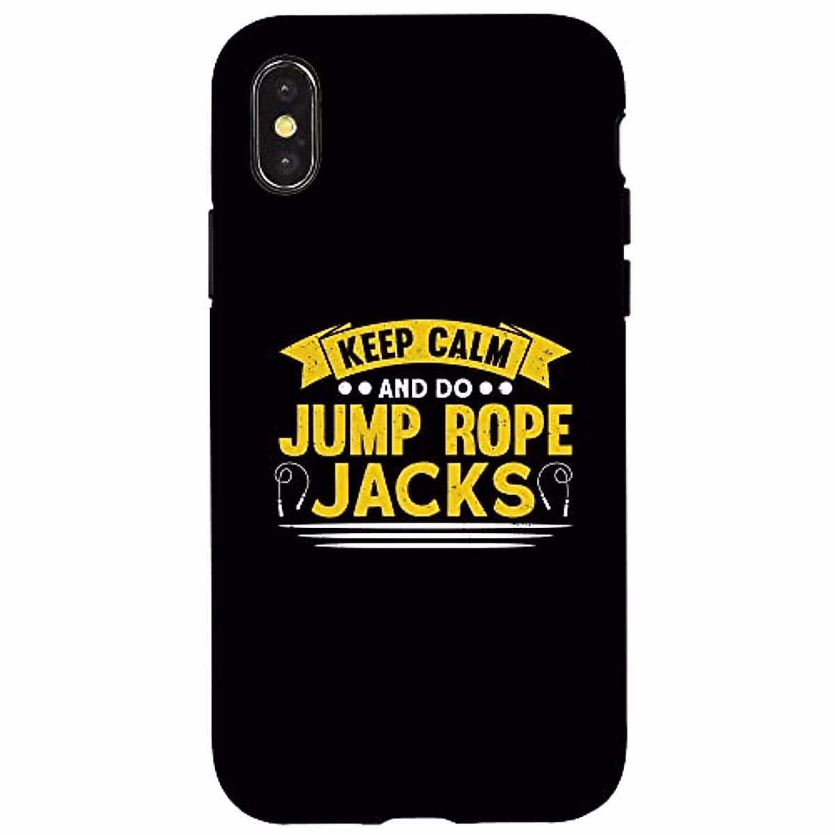 iPhone X/XS Keep Calm And Do Jump Rope Jacks Jump Rope Skipping Case