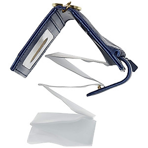 Buxton Heiress Pik-Me-Up Tab Card Case, Black