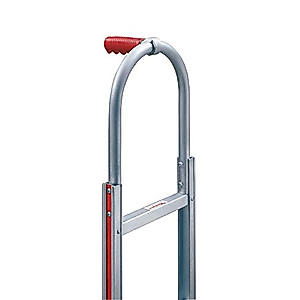Magliner 301004 Aluminum Single Grip Hand Truck Handle, 20" Length, 15" Height, 14" Width