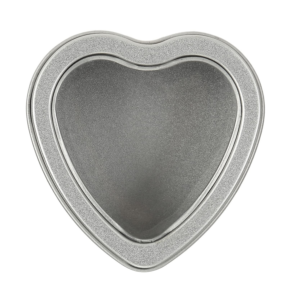 Dicunoy 20 Pack 2oz Metal Tins, Heart Shaped Empty Tin Box With Lids, Candle Jars Gift Storage Container Cans With Clear Window For Candle Making, Candies, Treasures