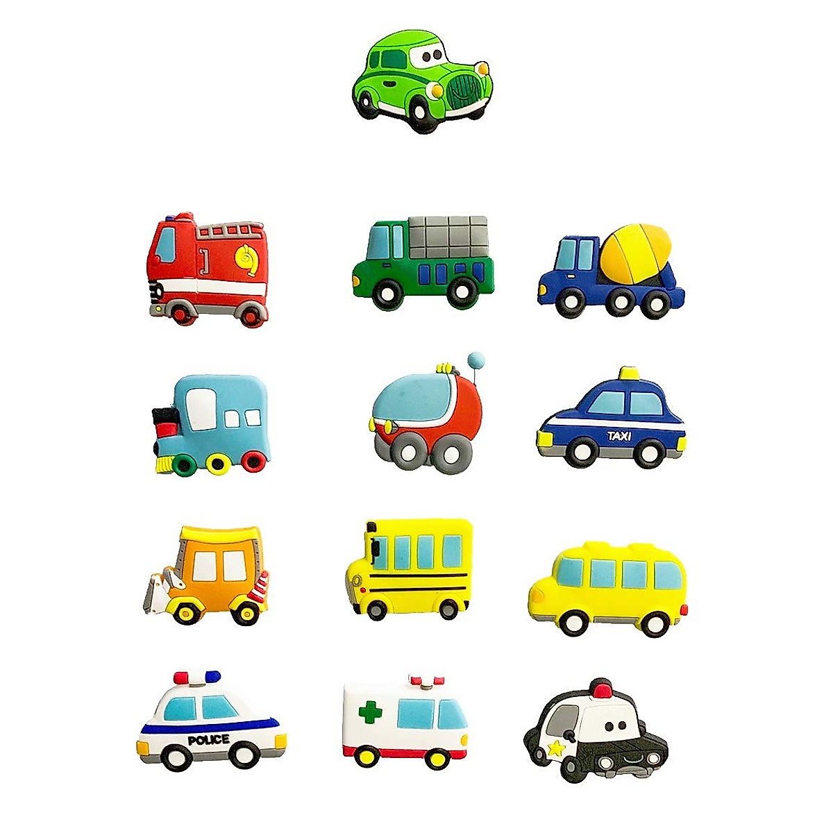 VLOOK Fridge Magnets for Kids Cartoon Car Magnetic Toys Baby Refrigerator Magnets for Whitboard Noticeboard