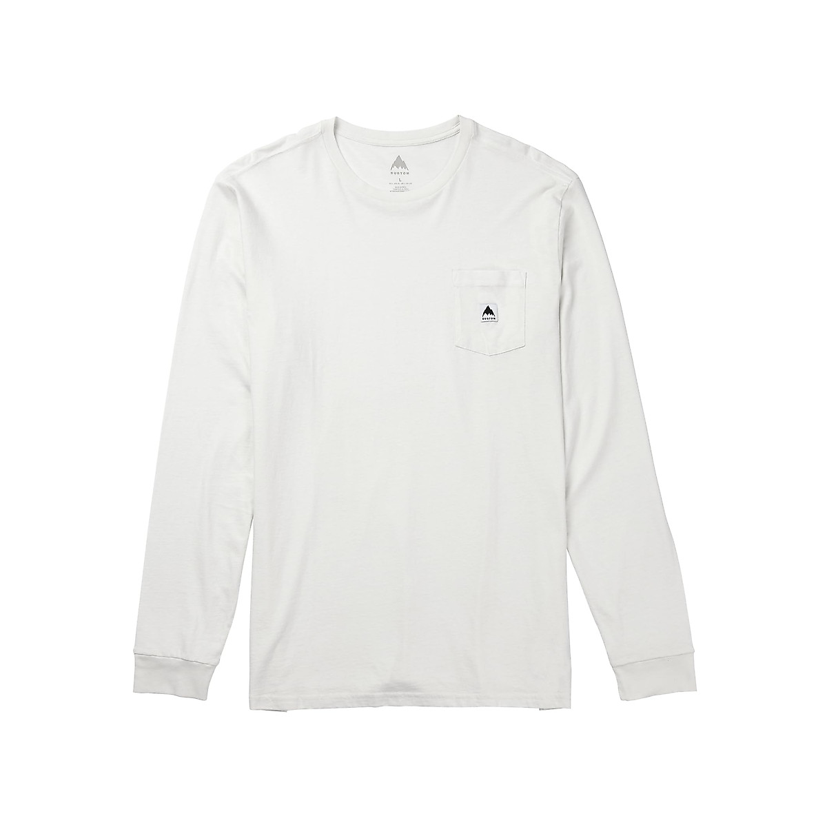 Burton Men's Colfax Long Sleeve T-Shirt, Stout White, XL