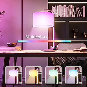 YKNAWOIR RGB Color Changing Light Bulb with Remote Control, RGBW LED Light Bulb A19 E27 White 5W 450LM 12 Color Choices Multicolor Dimmable Flood Light Bulb for Party Bedroom Home