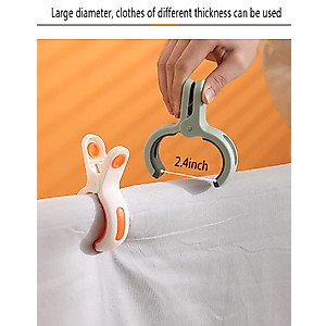 Sun Tongs,Clothes Clip,5Pack ,Silicone Plastic Strong Clip,Large Clip,Beach Towel Clip,Beach Chair for Cruising Swimming Pool Chair,Prevent Quilt from Being Blown Away,Fashionable Bright Color (Pink)