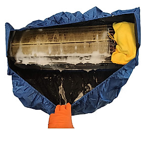 GeekCa-Tech Mini Split AC Air Conditioner Cleaning Waterproof Cover and Washing Clean Protector Bag Compatible With Indoor Unit 18000BTU / 24000BTU / 36000BUT (2-3HP)