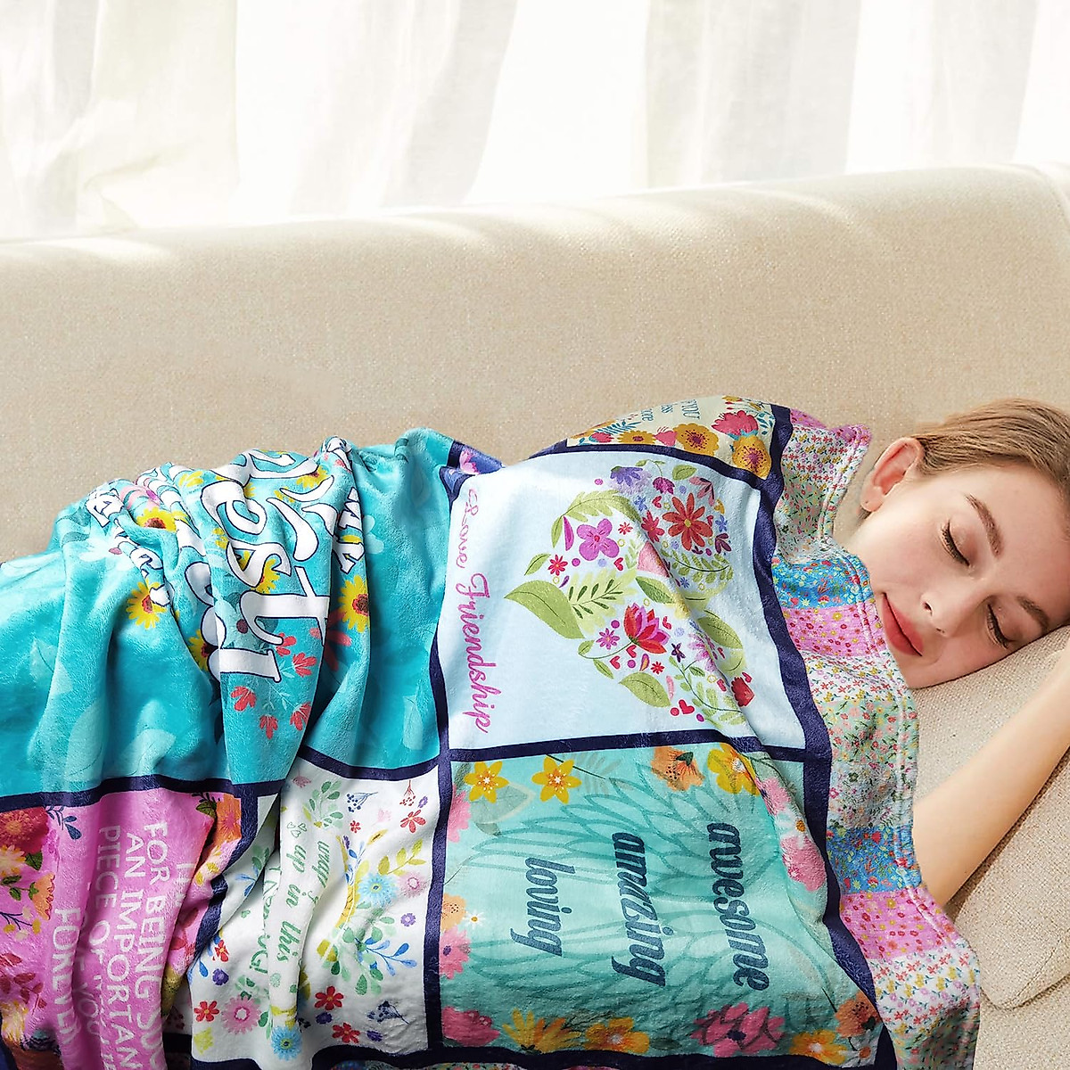 Akoigun 13 Year Old Girl Gifts, Best 13 Year Old Girl Birthday Gift Ideas, Gifts for 13 Year Old Girl Blankets, 13th Birthday Gifts for Girls, Happy 13th Birthday Decorations for Her Throw 50"X60"