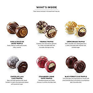 Godiva Chocolatier Patisserie Dessert Truffles Assorted Chocolate Gift Box, 24-Ct, 16.04 oz
