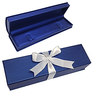 14K White Gold Oval Garnet and Diamond Bracelet (8 Inch Length)