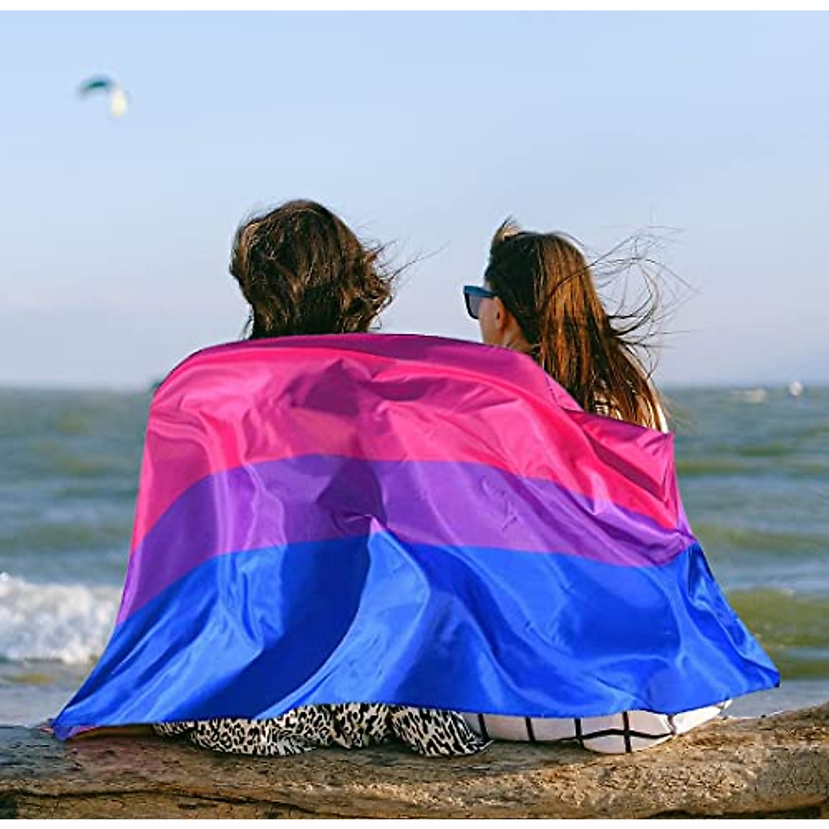Bisexual Pride Flag (3x5 Feet) - Vivid Color and Fade Proof - Canvas Header and Double Stitched