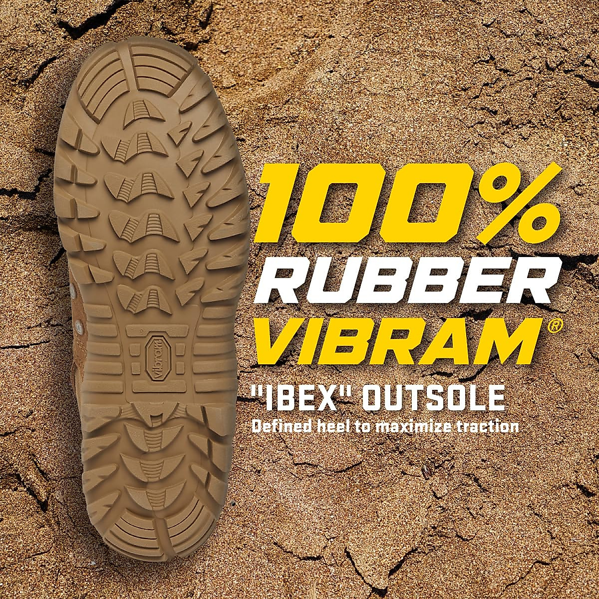 Tactical Research Khyber TR550 8 Inch Combat Boots for Men - Lightweight Hot Weather Multi-Terrain Army OCP ACU Coyote Brown Leather and Nylon with Vibram Traction Outsole, Coyote - 8