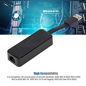 Tosuny for Realtek RTL8153 Gigabit Network Adapter 10/100/1000Mbps 40-Pin USB3.0 to RJ45 Gigabit Ethernet Adapter