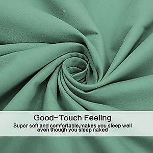 Best Season 400 Thread Count Cotton Twin Size Sheet Set (Sage Color) 3 Piece - 100% Long Staple Cotton Sheets Set, Soft Cotton Bed Sheets Sets with Deep Pocket fit Up to 16 inch