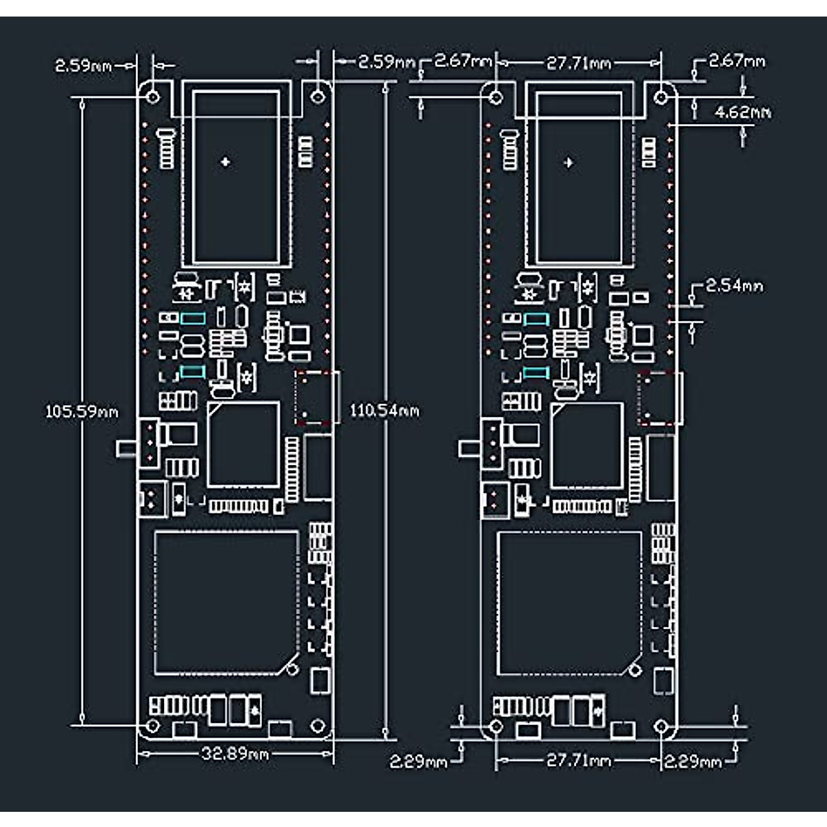 LILYGO T-SIM7000G ESP32-WROVER-B Solar Charge SIM GPS Antenna CH9102F 16MB 2G/NB TTGO Development Board