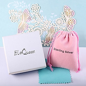 EleQueen 925 Sterling Silver Cubic Zirconia Lightning Bolt Zig Zag Ear Crawlers Sweep Cuff Bridal Hook Earrings 1 Pair