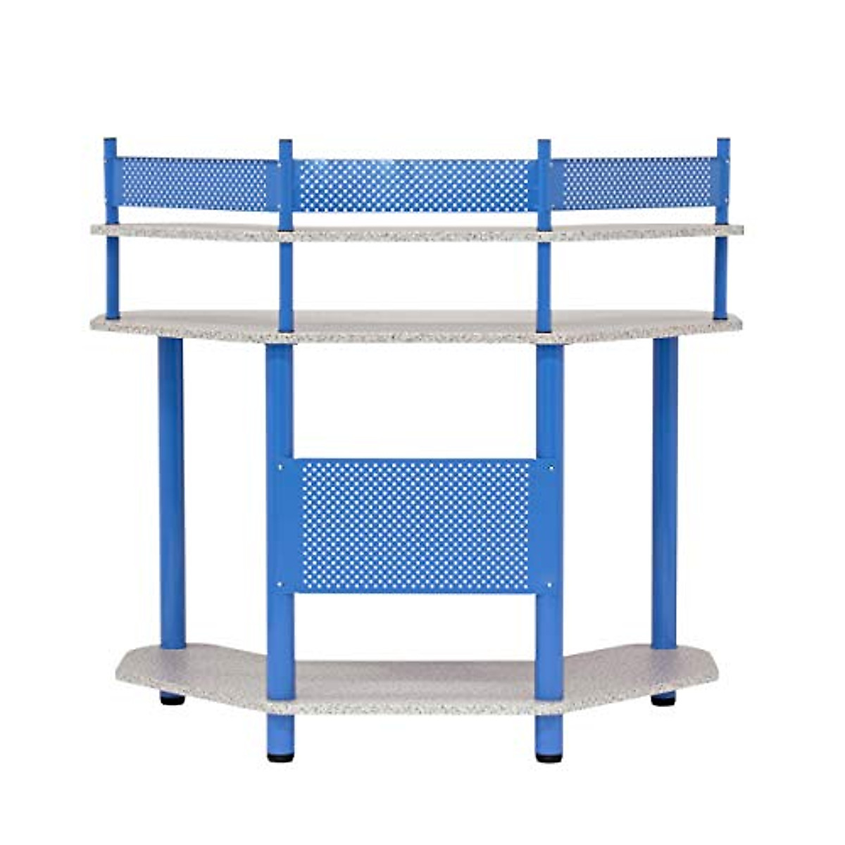 Calico Designs Study Corner Desk, Blue 46"W x 23.5"D x 42.25"H