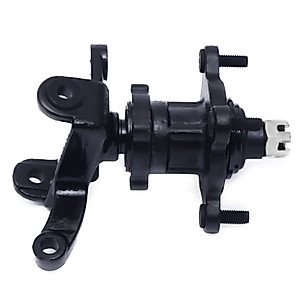 HinLIaDa Front Suspension Shock Kit, Upper & Lower Swing Arm Suspension Shock Kit with Steering Strut Knuckle&Wheel Hub For DIY Buggy Electric ATV Quad Bike Buggy Go Kart Parts 340mm