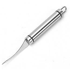 WOIWO 1 PCS Stainless Steel Shrimp Opener to Remove Shrimp Line Knife Cleaning Shrimp Line Profile Fish Belly Knife Shrimp Opener Shrimp Stripper Kitchen Tools