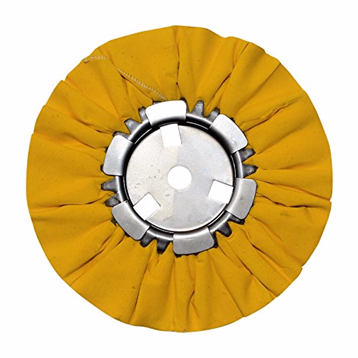 Zephyr Products AWY58-8WB Yellow 8" Airway Buffing Wheel with 1 LB Tripoli Bar Heavy/Medium Cut, 1 Pack