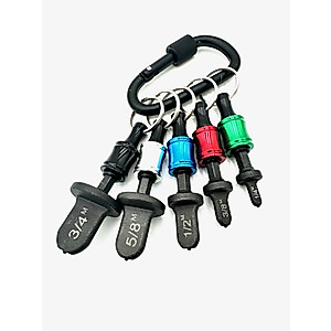 RyMarCool Flaring Bit Set with Quick-Release Holders. Bit Sizes 1/4" 3/8' 1/2" 5/8" and 3/4". These Flaring bits are Used by HVAC and Automotive Professionals.