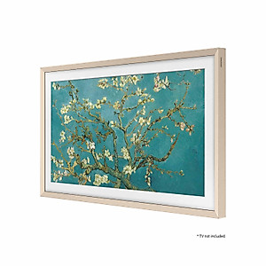 SAMSUNG 50” The Frame TV Customizable Bezel, Magnetic, Quick and Easy Installation, VG-SCFC50SGMZA, 2023, Sand Gold Metal