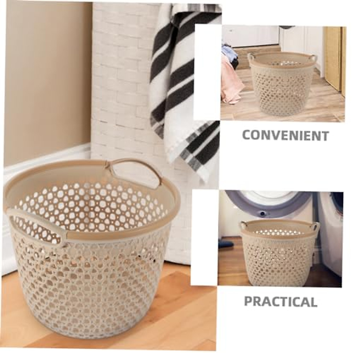 OFFSCH Woven Storage Basket Large Capacity Multi Use Organizer for Tabletop Sundries Laundry and Home Storage Versatile Woven Design for Stylish Organization