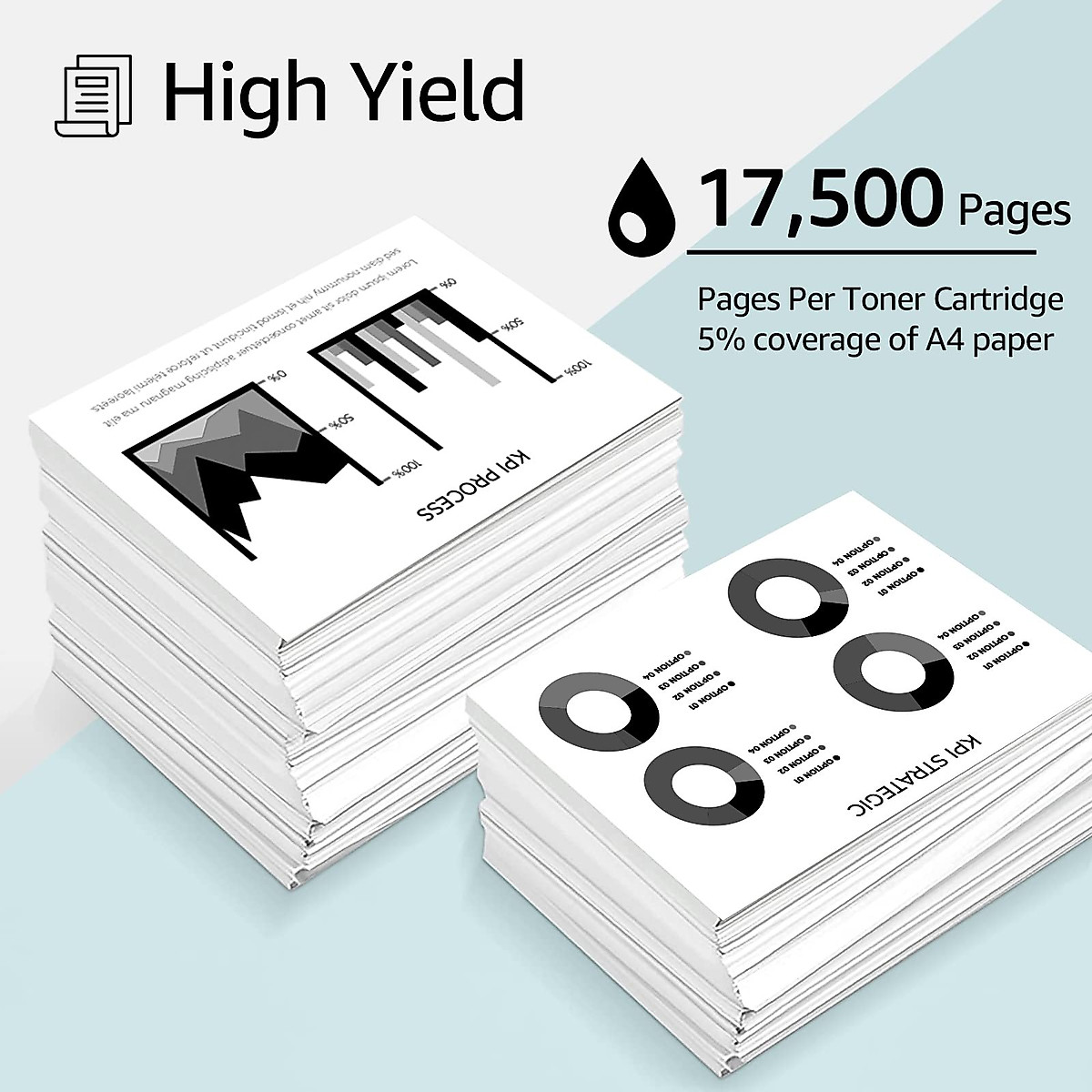 greencycle High Yield 14X CF214X BK Toner Cartridge Replacement Compatible for HP Laserjet Enterprise 700 M712dn M712n M712xh MFP M725dn MFP M725f MFP M725z MFP M725z+ Laser Printers (Black,2 Pack)
