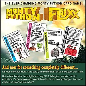 Looney Labs Monty Python Fluxx Card Game - Hilarious Collaboration for 2-6 Players