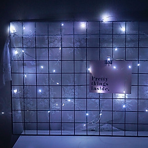 15 Pack Fairy Lights Battery Operated, 10ft 30 LED Mason Jar Lights Silver Wire Waterproof Firefly Mini Led String Lights for Table Party Wedding Centerpiece DIY Crafts Christmas Decor