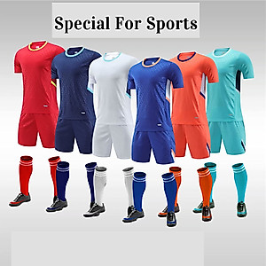 Custom Soccer Jersey for Kids Adults Men women-Personalize Shirts and Short with Name Number Team Logo