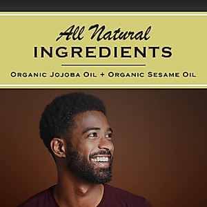 Natural Man Beard Oil 4oz All Natural Unscented (No Added Fragrance) Beard Conditioner