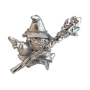 Stonehaven Miniatures Gnome Wizard Rider Male Figure for 28mm-Scale Tabletop Wargames