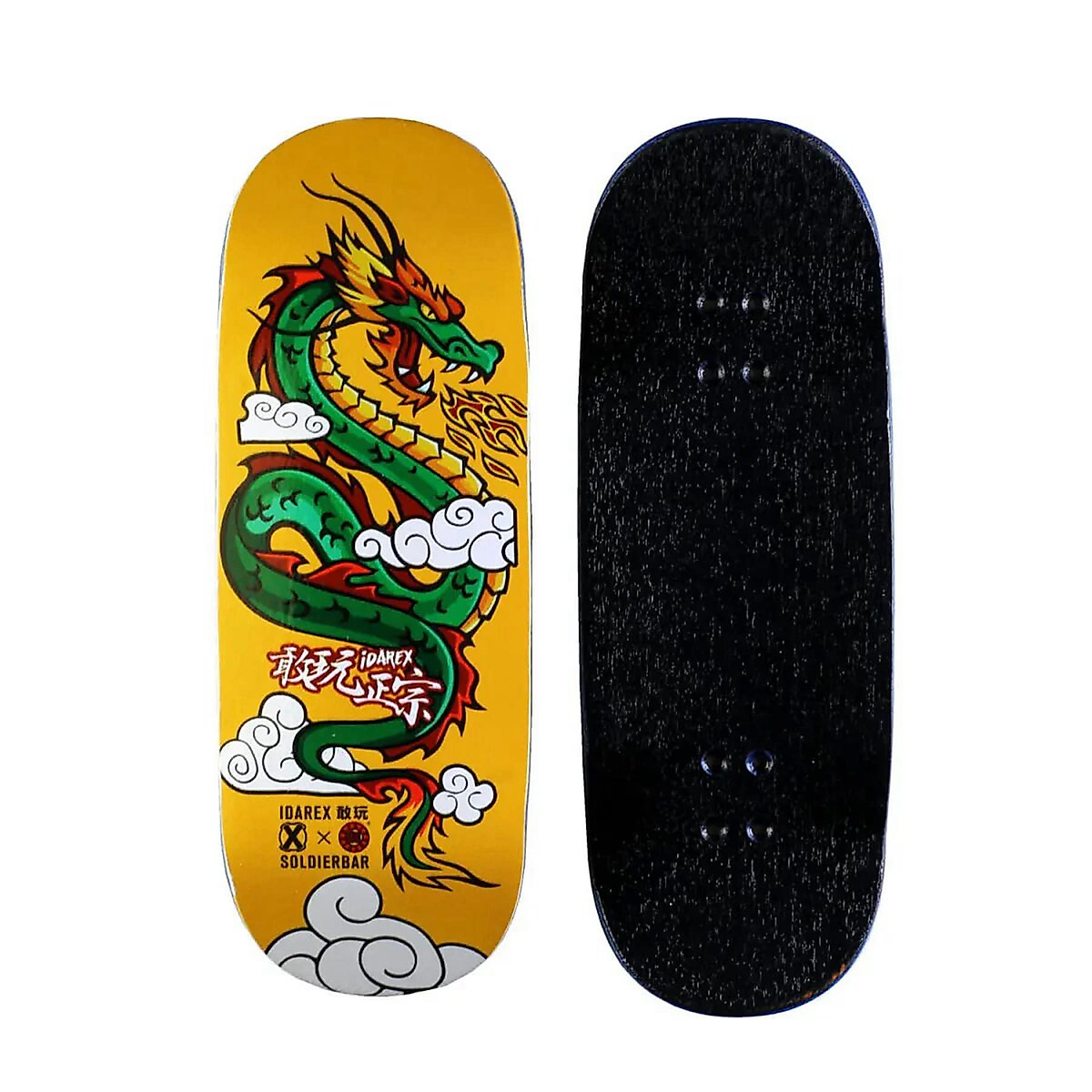 SOLDIER BAR Soldierbar 11.0 Maple Wooden Fingerboards Deck (Handmade 5-layer Canada Maple 34mmX98mm) (Lighter)