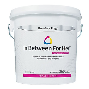 Revival Animal Health Breeder's Edge in Between for Her, Female Multivitamin for Cat/Small Dog- 360 ct