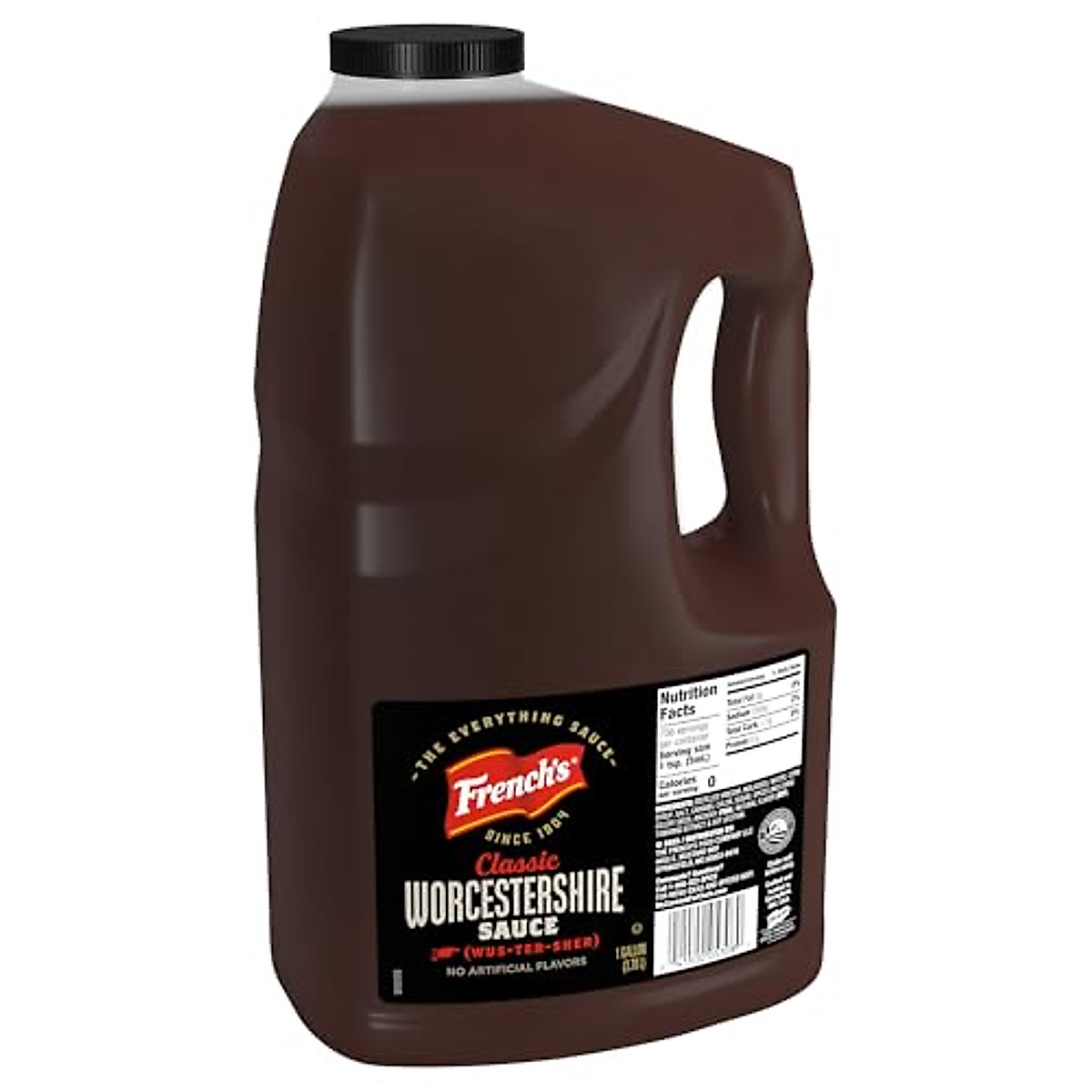 French's Worcestershire Sauce, 1 gal - One Gallon Container of Gluten-Free Worcestershire Sauce, Perfect as Meat Tenderizer, Marinades, Sauces and More