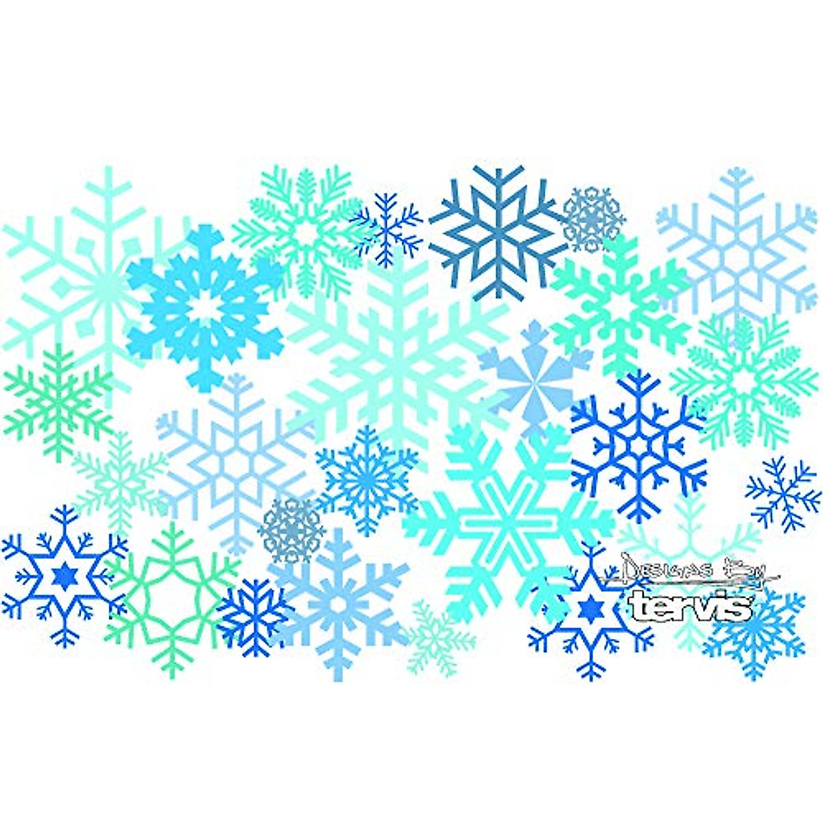 Tervis Snowflakes Stainless Steel Tumbler with Clear Lid 20oz, Silver