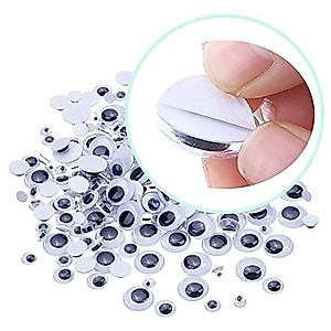 Playscene Children's Craft 'Wiggle-Googly Eyes' (1000 Piece Pack)