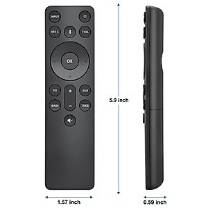 for VIZIO-Soundbar-Remote, Replacement for VIZIO 5.1/2.1 Home Theater Sound Bar，for VIZIO M/V/P Series Home Audio Sound System