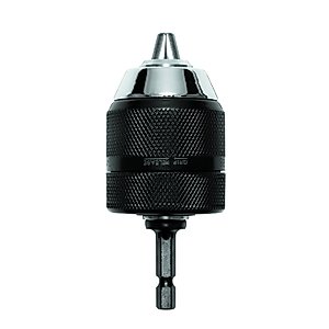 IRWIN Tools 1869514 Impact Performance Series Square Drive to Hex Shank Socket Adapter, 1/4-Inch Hex to 3/8-Inch Standard Keyless Chuck