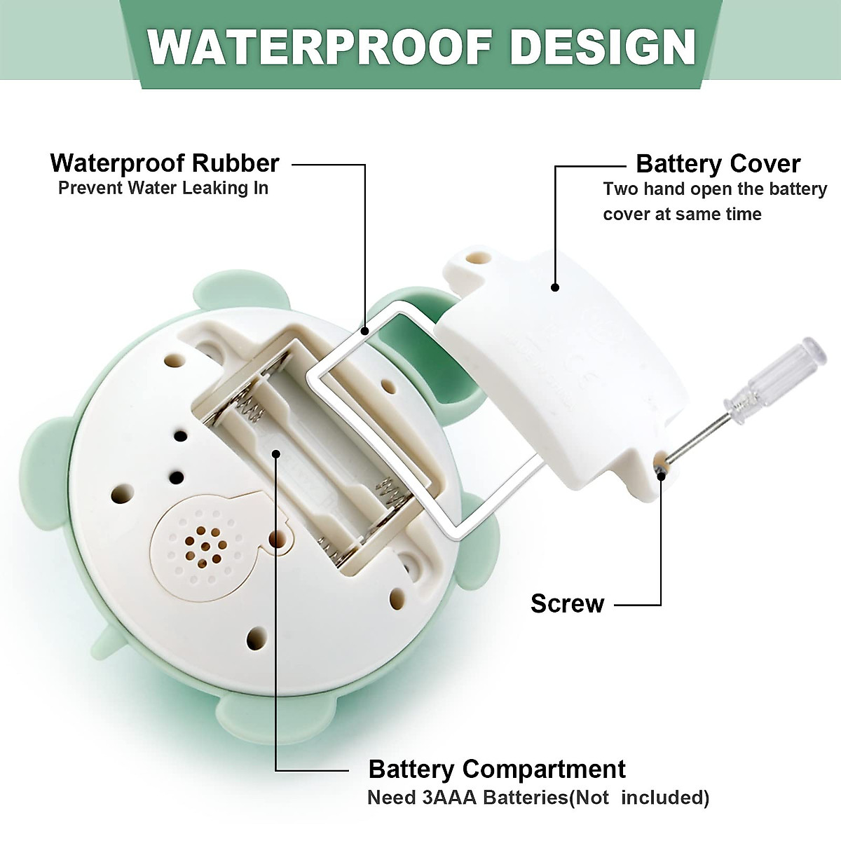 OENUX Baby Bath Toys,Spray Water Bath Toys for Toddlers,Light Up Bathtub Toys with LED Light,Auto Induction Sprinkler Swimming,Pool,Bathroom,Shower Water Toys for Infant,Boys,Girls Kids Age 1-3