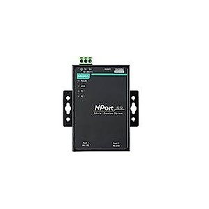 MOXA NPort 5210-2 Ports Device Server, 10/100 Ethernet, RS-232, RJ45 8 Pin- Without- Adapter