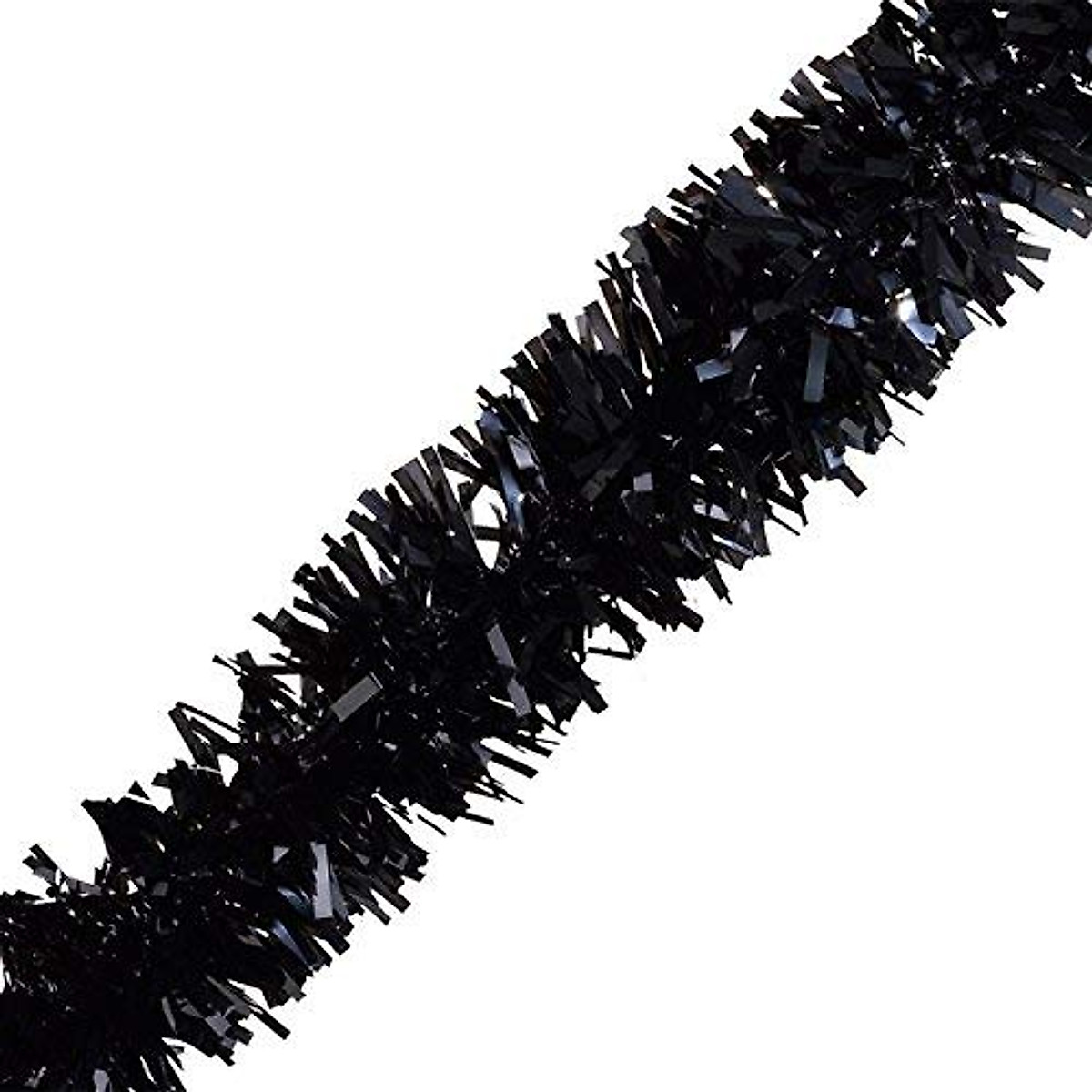 TCDesignerProducts Black Vinyl Twist Garland - 4" x 25' roll