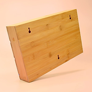 JCG 3 in 1 Bamboo Wrap Dispenser and kitchen organizer