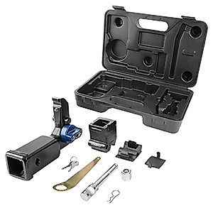 Draw-Tite Hidden Hitch 76905, Completely Hidden Trailer Hitch, 2 in. Removable Receiver, Black, Compatible with 2016-2022 Lexus RX350, 2016-2021 Lexus RX450h