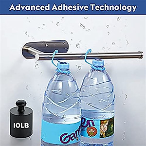 KTTGYRE Bathroom Towel Bar,Bath Accessories Thicken Stainless Steel Shower Towel Rack for Bathroom, Rustproof Wall Mount 23inch(2pcs) (Color : Gold)