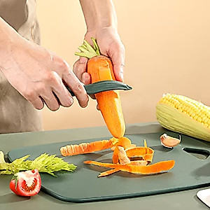 Plastic Cutting Boards for Kitchen, 5 Pieces Dishwasher Safe Cutting Board Set, Durable, Non-Slip, BPA-Free Cutting Board, Knife Friendly Chopping Board, Perfect For Meat, Vegetables, Fruits