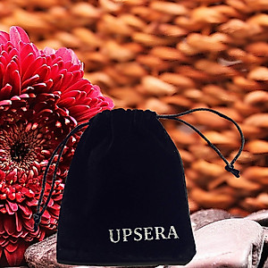 UPSERA Seashell Necklace 15 to 28 inches, Natural Cowrie Shell Necklace with Premium Rope - Modern Choker Shell Necklaces For Women, Adjustable Length Beach Necklaces for Women and Men - Black