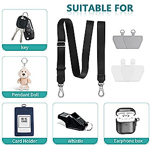 takyu Phone Lanyard, Phone Wrist Strap Phone Lanyard for Around The Neck Compatible for All Smartphones