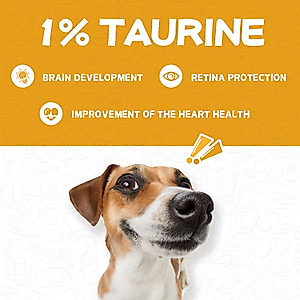 PAWUP Dog Treat Rawhide Bones with Chicken (6.5 ", 4 pcs), Dog Chews Beefhide Treats w/Taurine, 10.5 oz